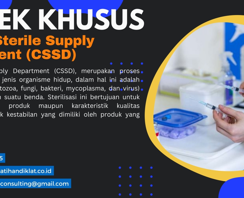 Pelatihan Central Sterile Supply Department (CSSD) Archives - pelatihan ...